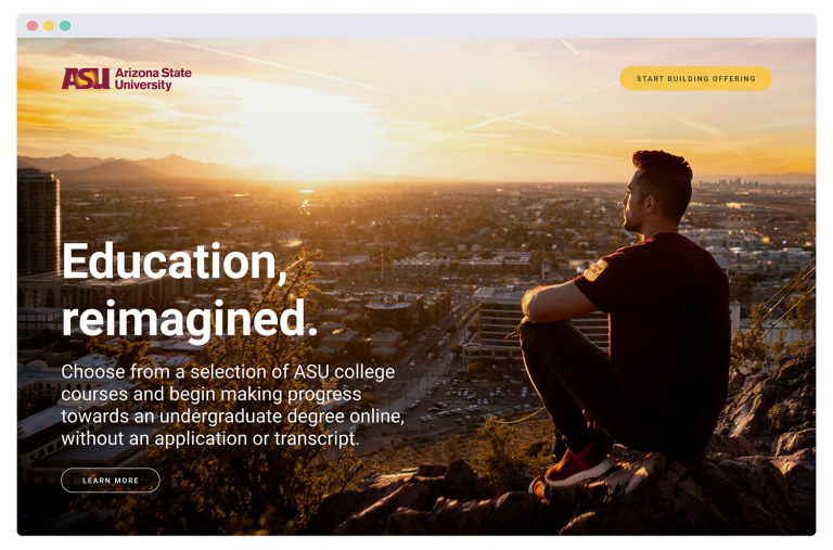 Arizona State University Learning Enterprise – Artefact